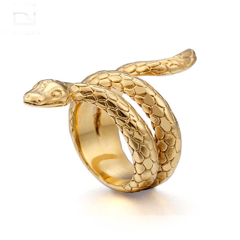 Men Vintage Punk Ring Cobra Ring Jewelry Wholesale – tigrade